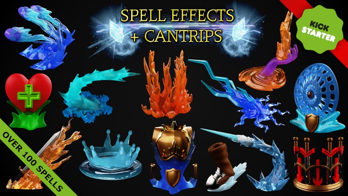 3D Printable Spell Effects – Miniporium