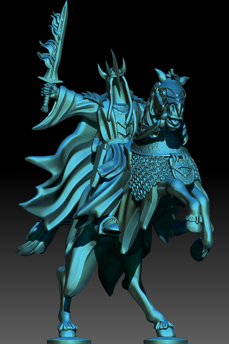 Mounted Nazgul/Wraith Lord (Modular) – Miniporium