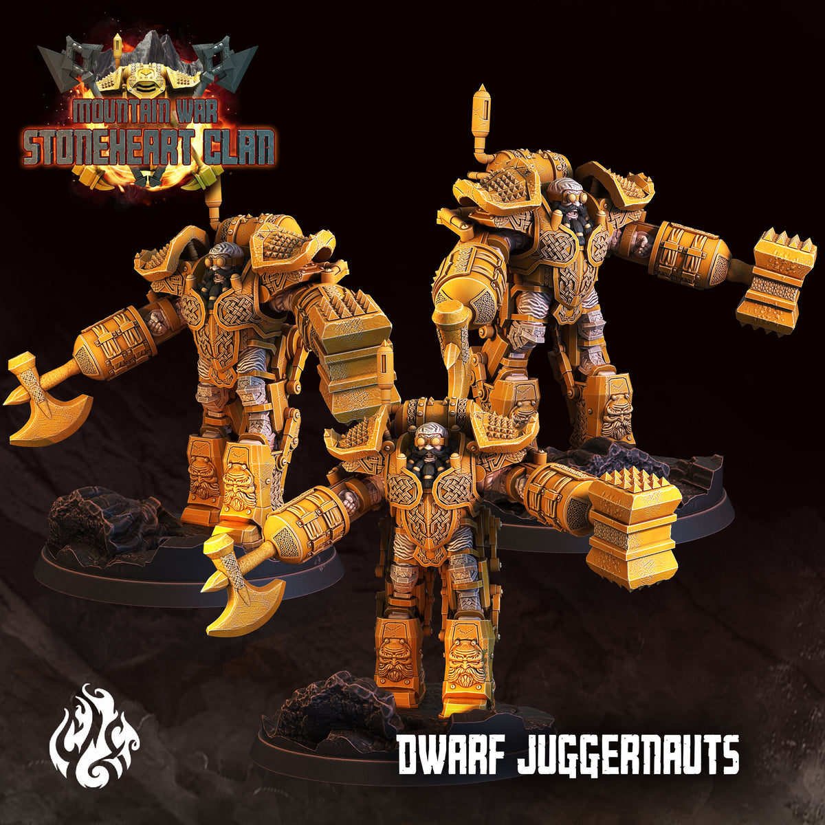 Dwarf Juggernauts Set – Miniporium