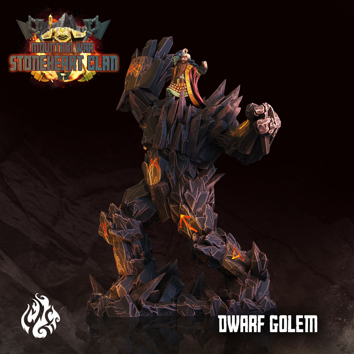 Dwarf Golem Wizard – Miniporium