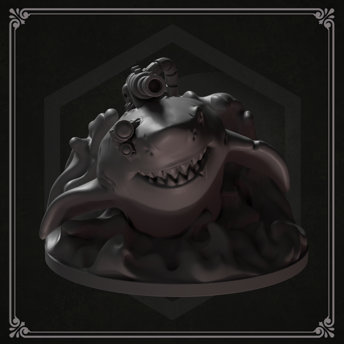 Eternal Pilgrims - Shark with Laser – Miniporium