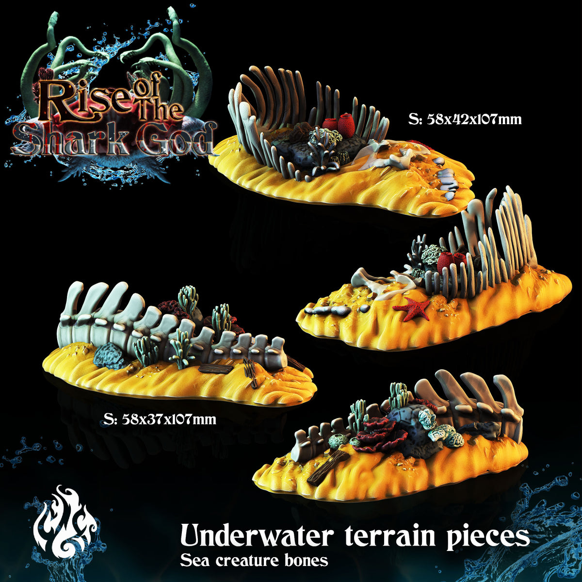 Underwater Sea Creatures Bones – Miniporium